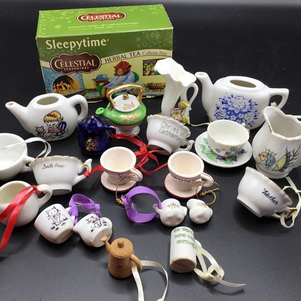 Miniature Tea Set - Etsy