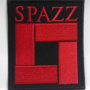 SPAZZ Embroidered Patch 2 Option - Etsy