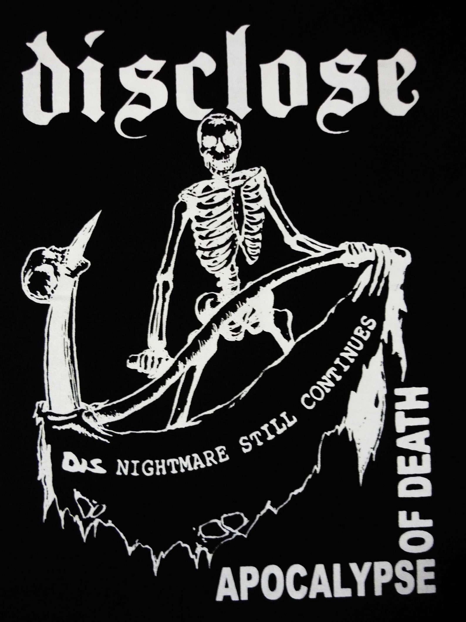 DISCLOSE Back Patch 3 Design - Etsy