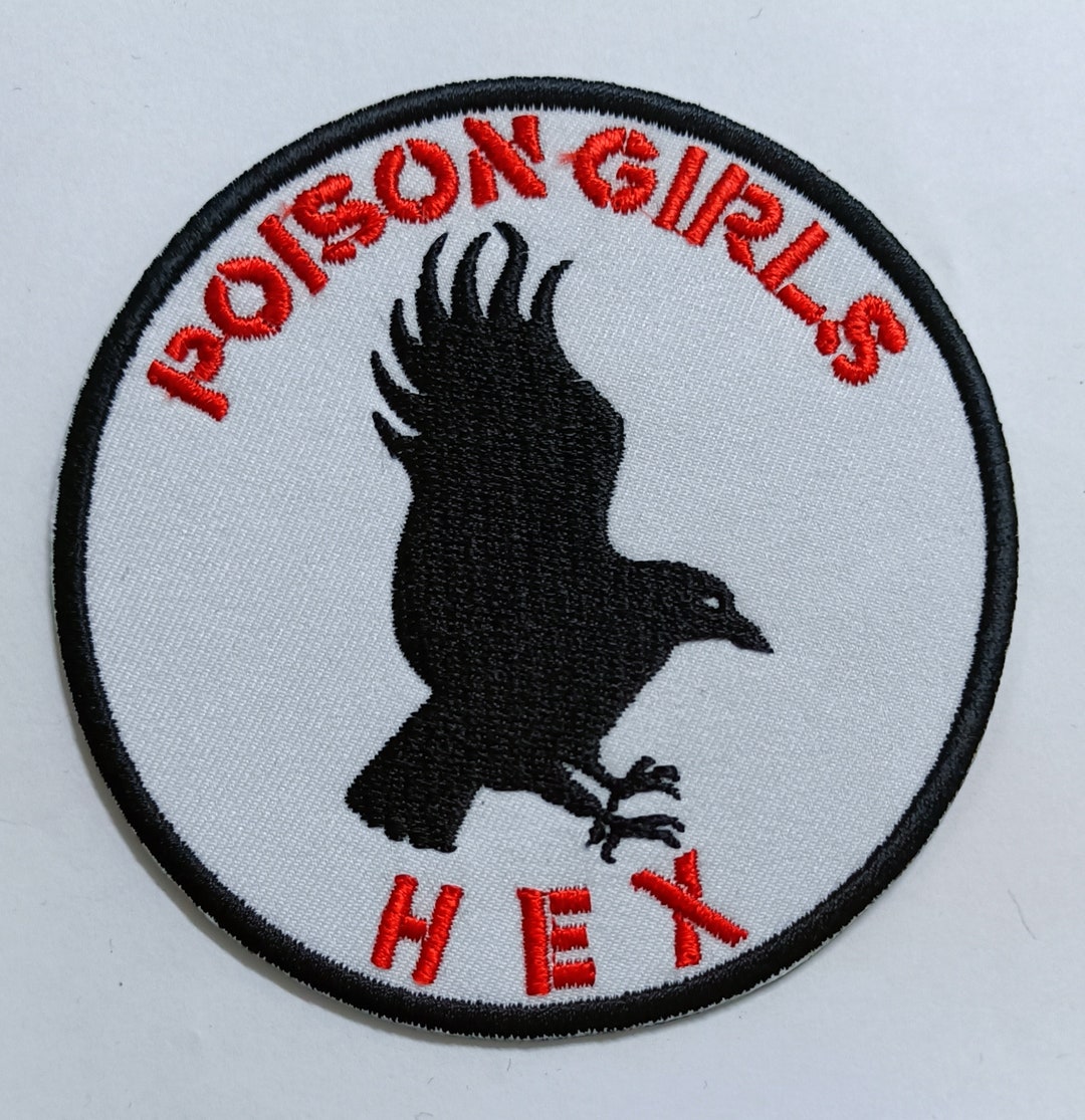 POISON GIRLS Embroidered Patch Dirt Hagar the Womb Flux of Pink - Etsy