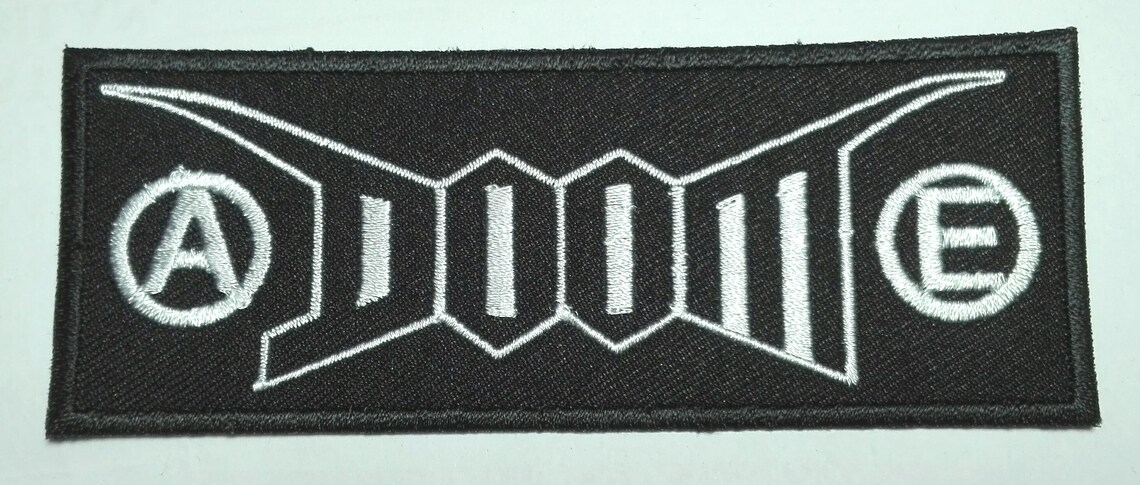 DOOM Shape Embroidered Patch 2 Option - Etsy