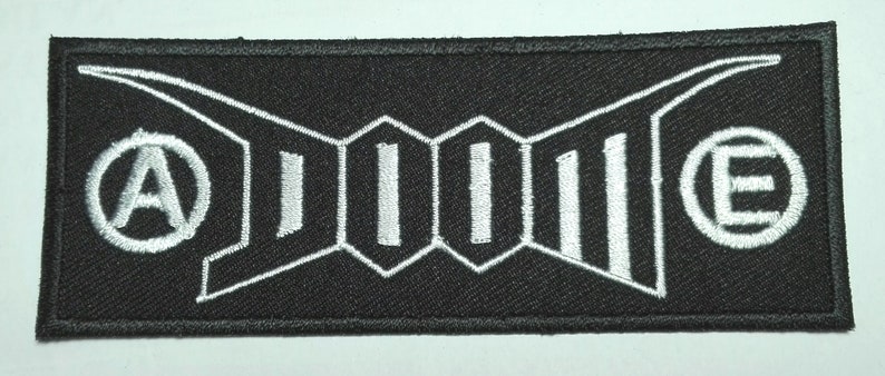 DOOM Shape Embroidered Patch 2 Option Sore Throat Discard Disarm - Etsy