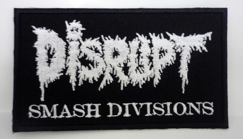 DISRUPT Embroidered Patch 2 Design - Etsy