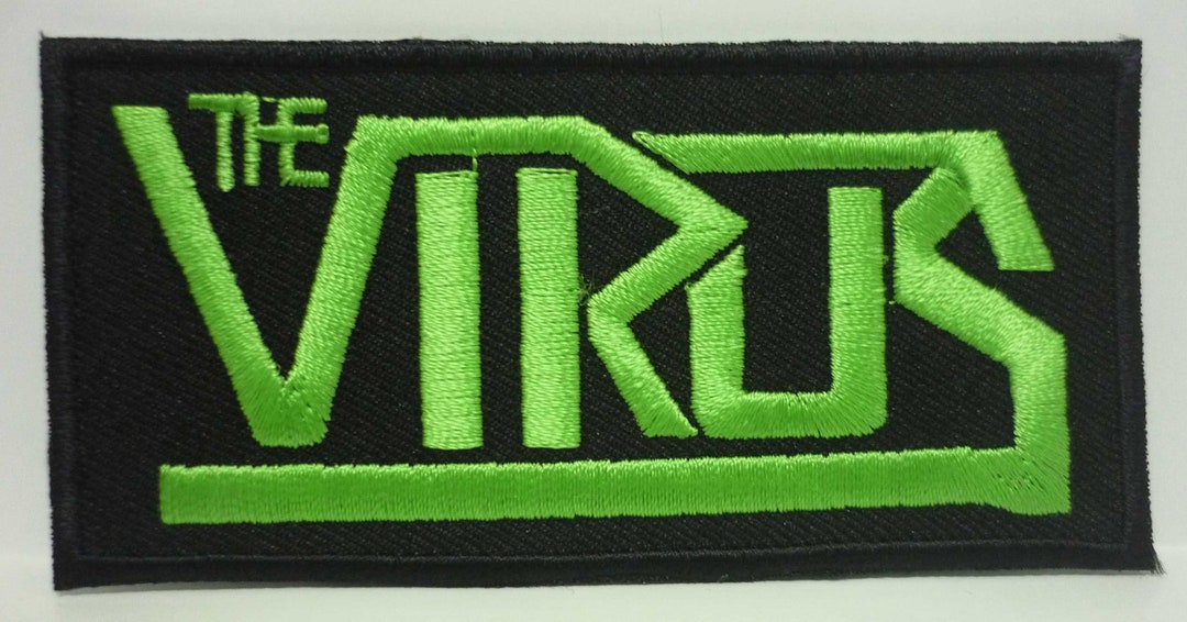 VIRUS, the Embroidered Patch Metal,punk - Etsy