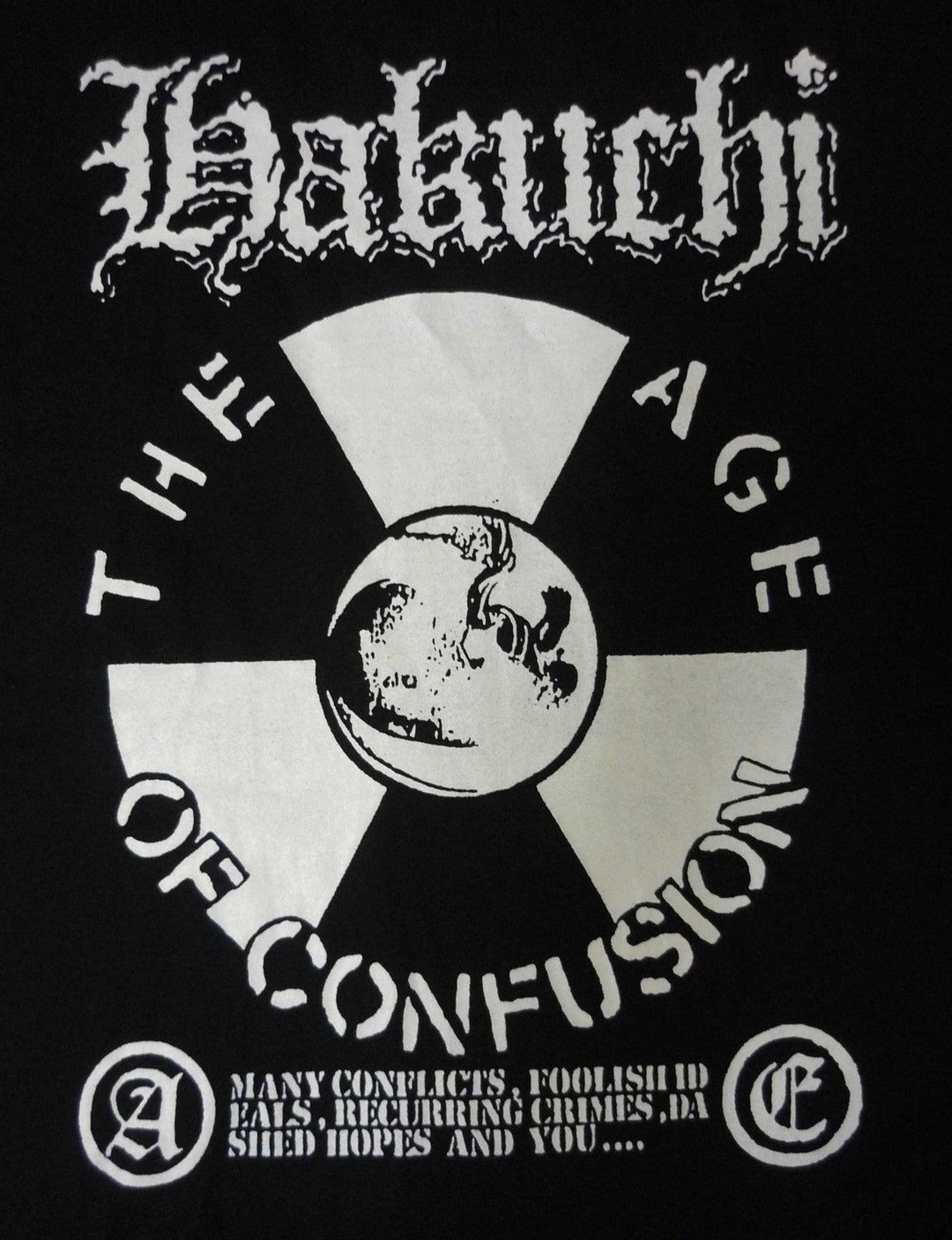 HAKUCHI Back Patch AGE Effigy Zoe Metal Crust - Etsy