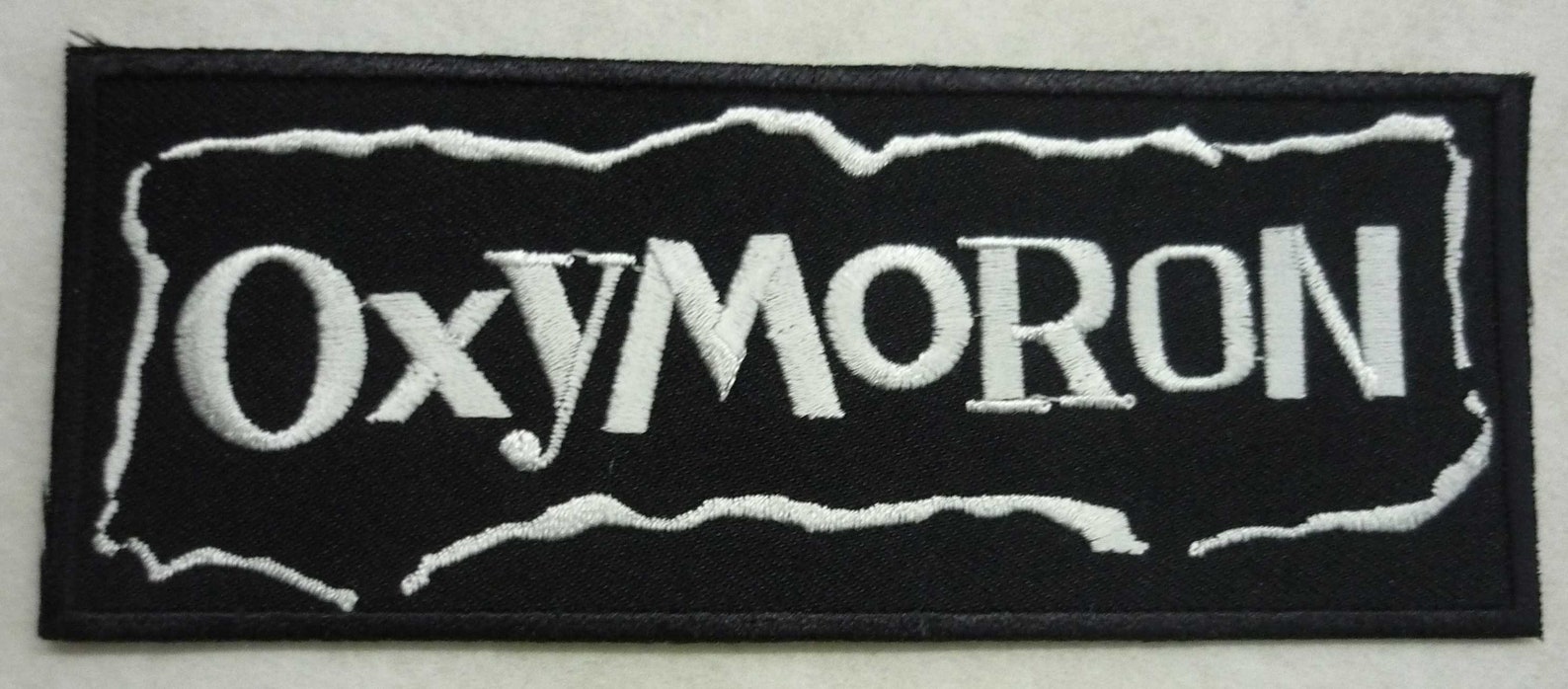 OXYMORON Embroidered Patch - Etsy