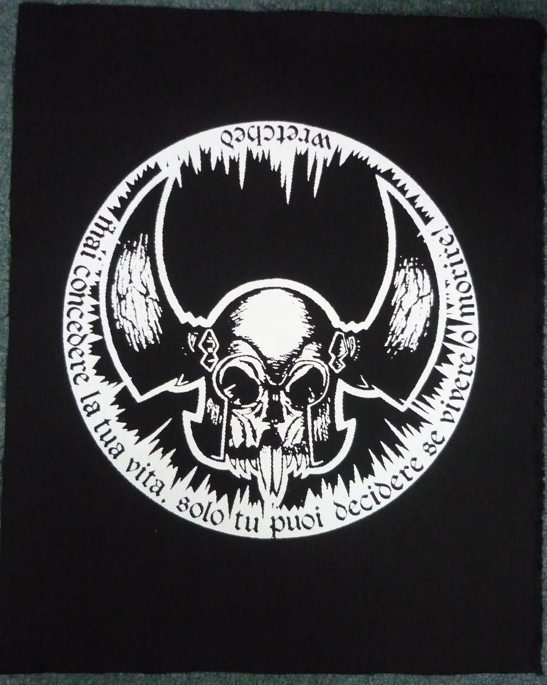 WRETCHED 3 Option Back Patch - Etsy