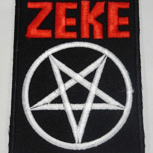 ZEKE - Embroidered Patch - Etsy