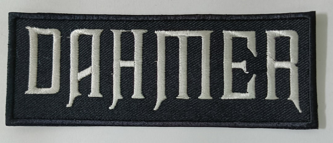 DAHMER Strip Embroidered Patch Wormrot Heresy Dropdead - Etsy