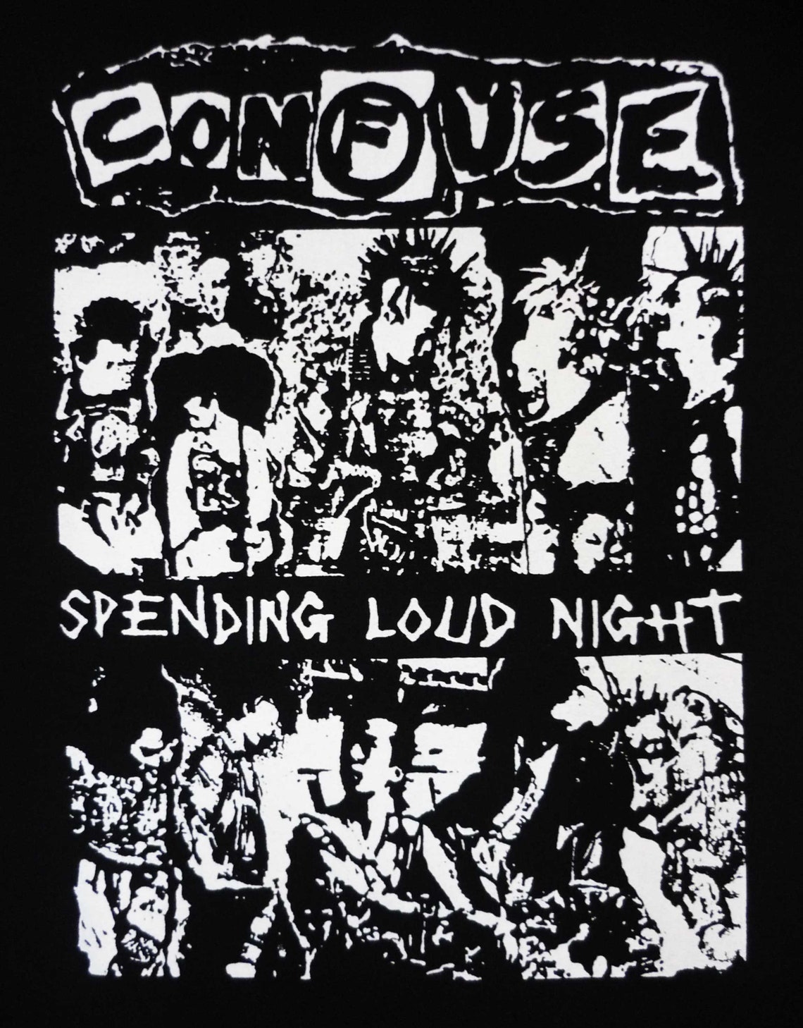 CONFUSE Back Patch 2 Design - Etsy