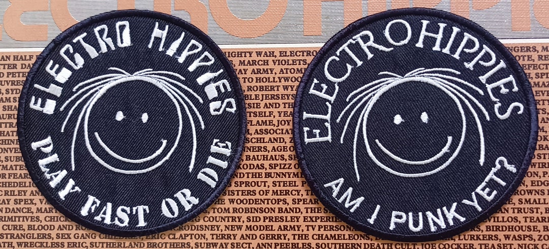 ELECTRO HIPPIES Embroidered Patch Heresy Napalm Death Repulsion - Etsy