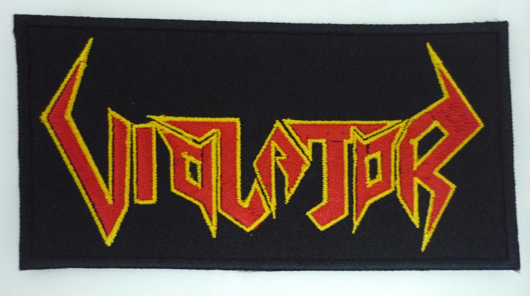 VIOLATOR - Embroidered Patch Toxic Holocaust Thrash Metal Skull - Etsy