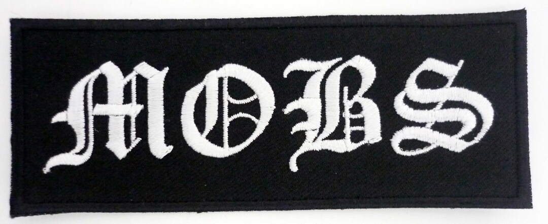 MOBS Embroidered Patch - Etsy