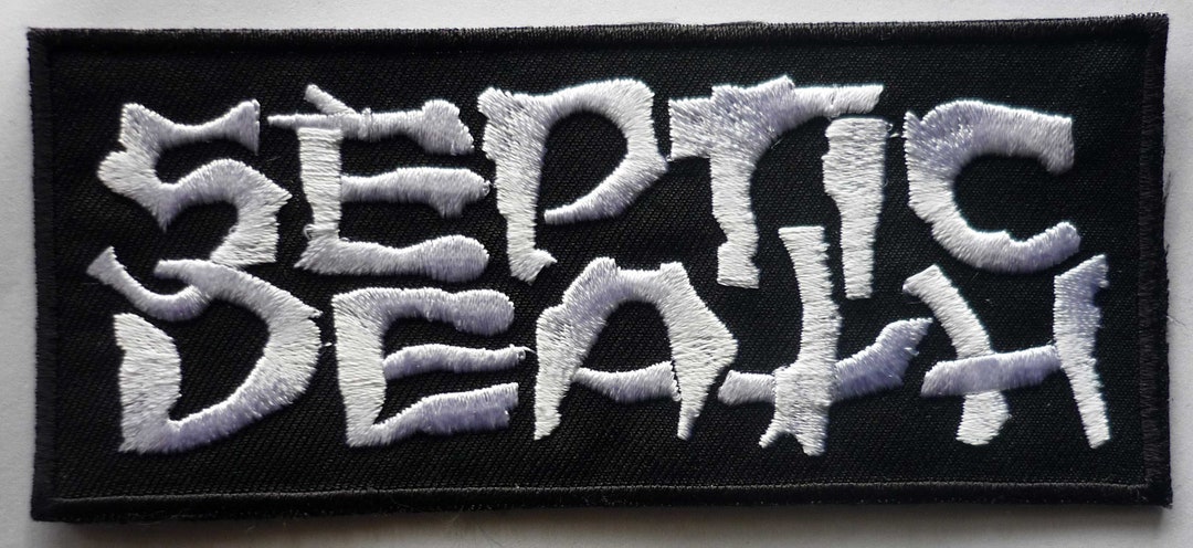 SEPTIC DEATH Embroidered Patch - Etsy