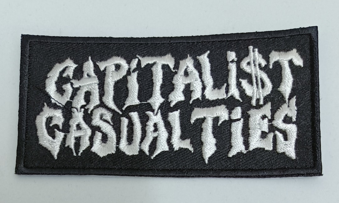 CAPITALIST CASUALTIES Embroidered Patch - Etsy UK