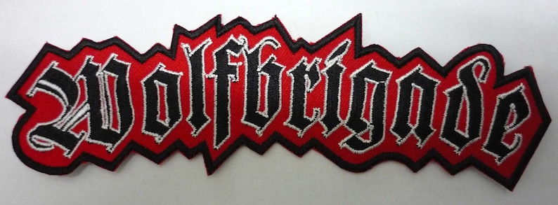 WOLFBRIGADE - Embroidered Patch 2 Option Wolfpack Moment Maniacs - Etsy
