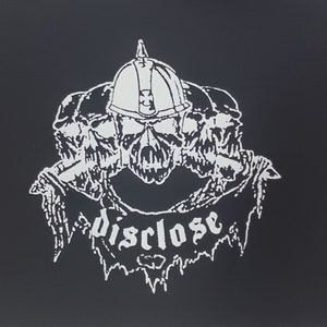 DISCLOSE - Back Patch 3 Design - Etsy