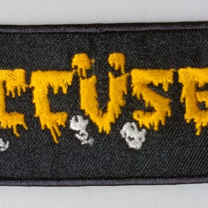 THE ACCUSED Embroidered Patch Crumbsuckers Cryptic Slaughter Excel - Etsy
