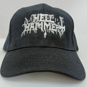 METAL SKULL Embroidered Baseball Cap H.hammer C.frost - Etsy