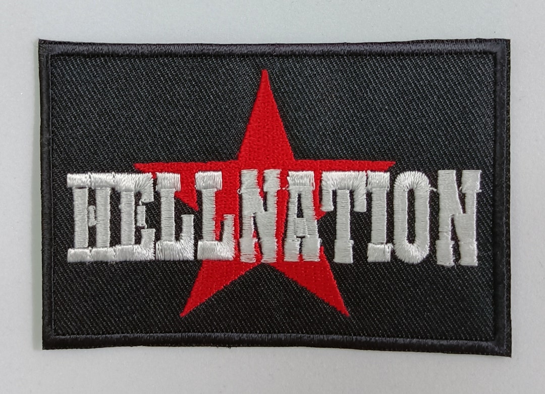 HELLNATION Embroidered Patch - Etsy