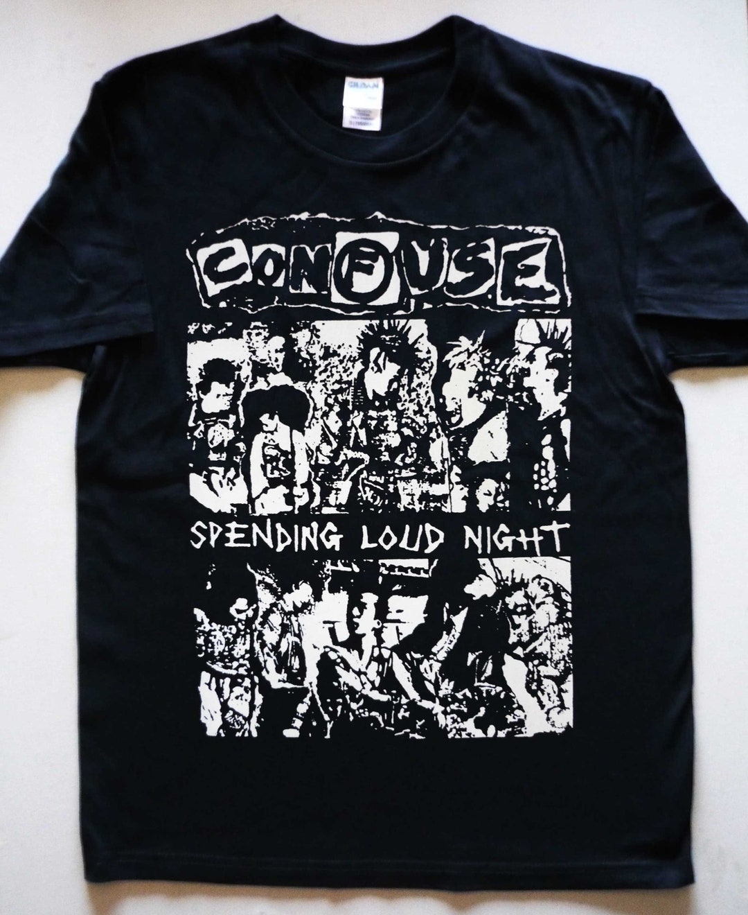 CONFUSE - Spending Loud Night T-shirt Gai Janky Gees Noise Punk - Etsy