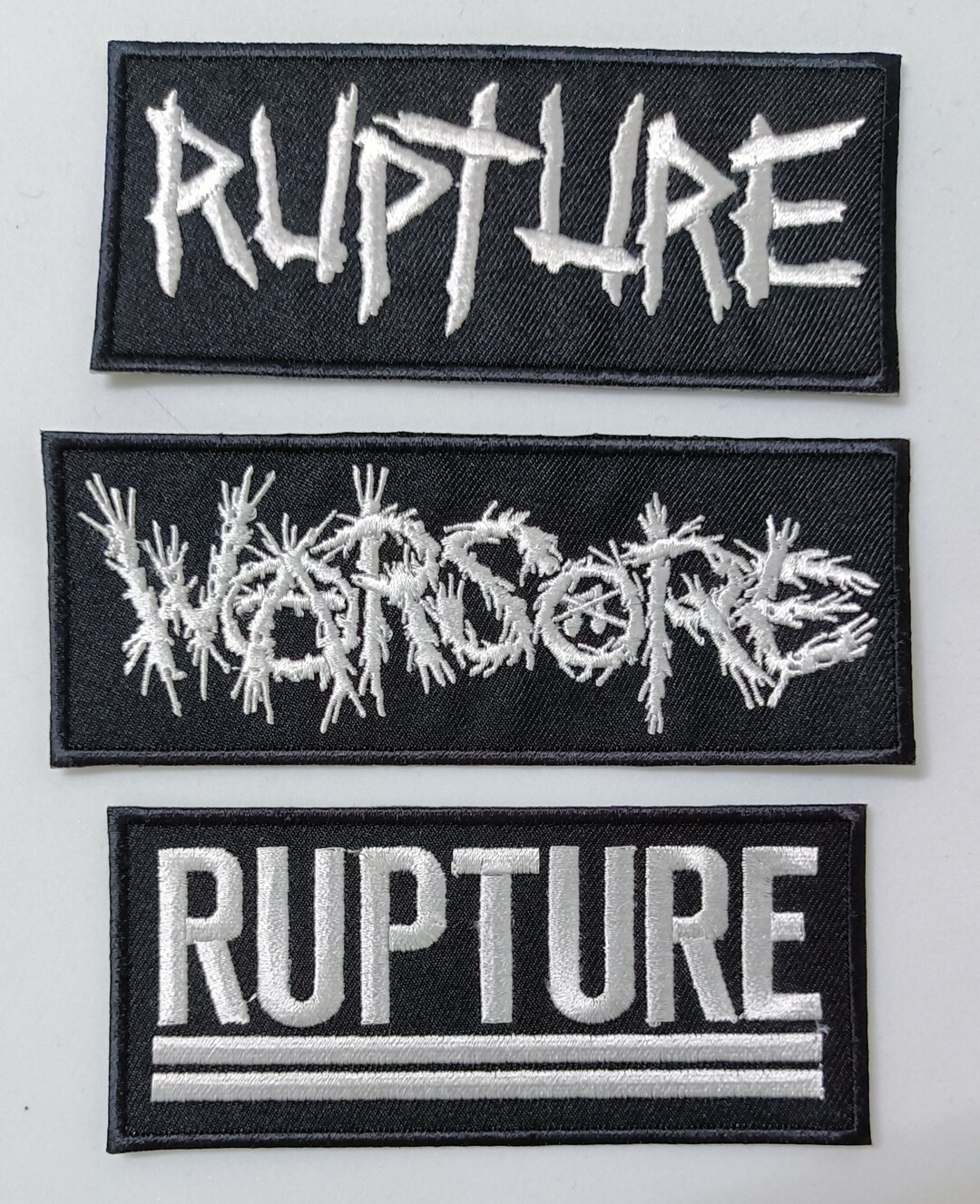 Embroidered Patch Warsore - Rupturre - Grindcore - Mincecore - Etsy