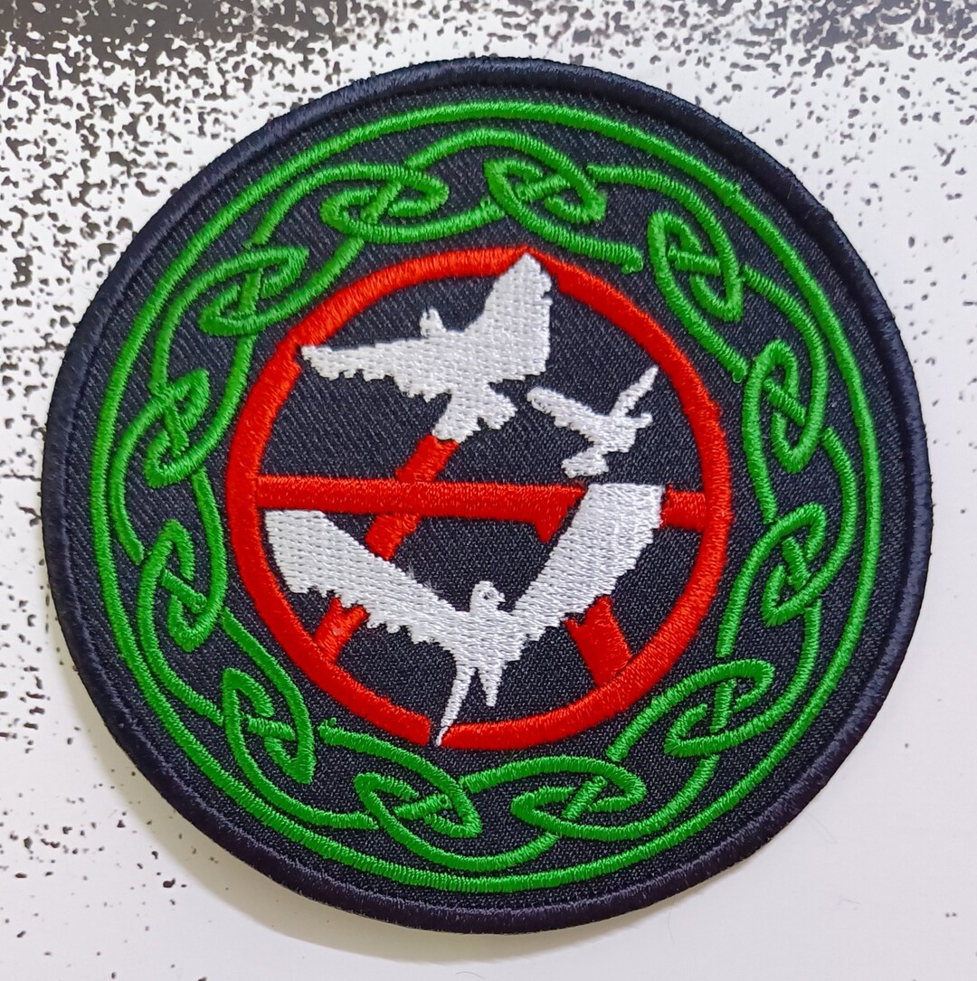 Peace - Freedom - Dove Embroidered Patch Anarcho Punk Ecopunk Solarpunk ...