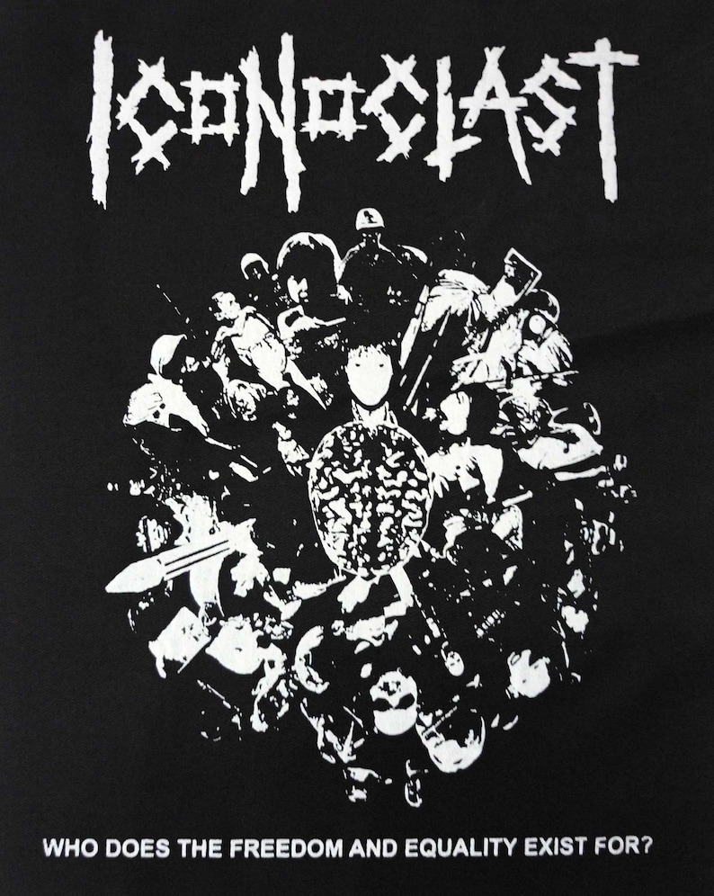 Printed Back Patch Gloom Hakuchi Iconoclast Kriegshog Reality Crisis ...