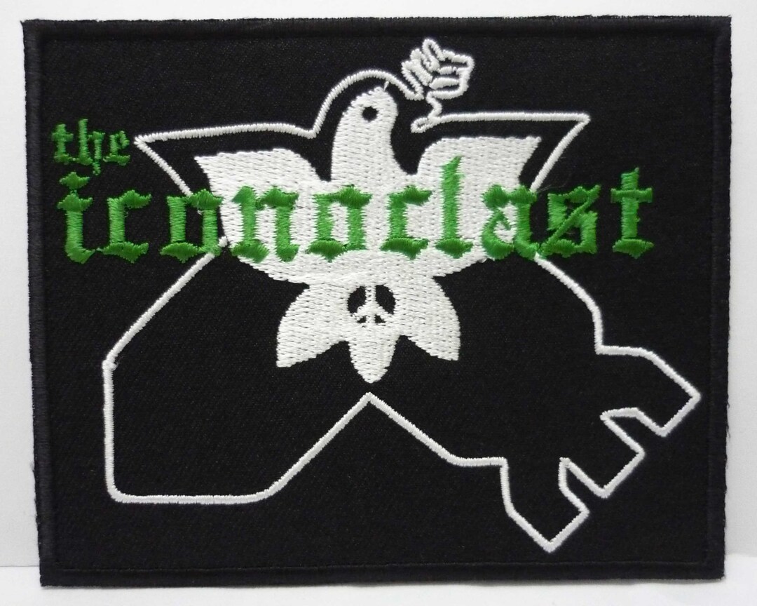 ICONOCLAST Embroidered Patch - Etsy