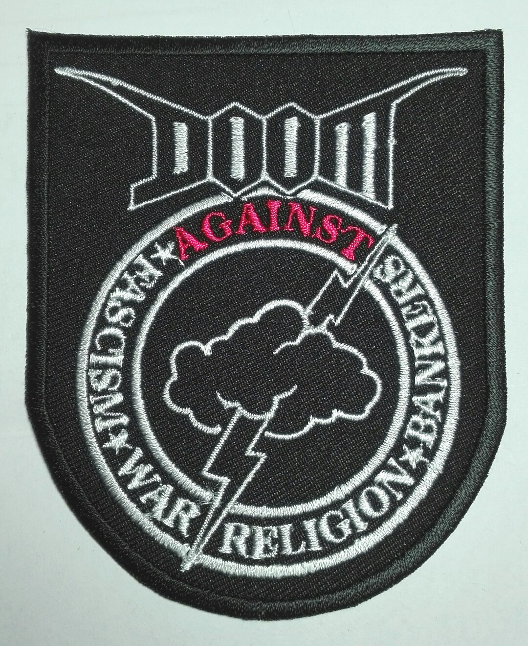DOOM Shape Embroidered Patch 2 Option Sore Throat Discard Disarm - Etsy