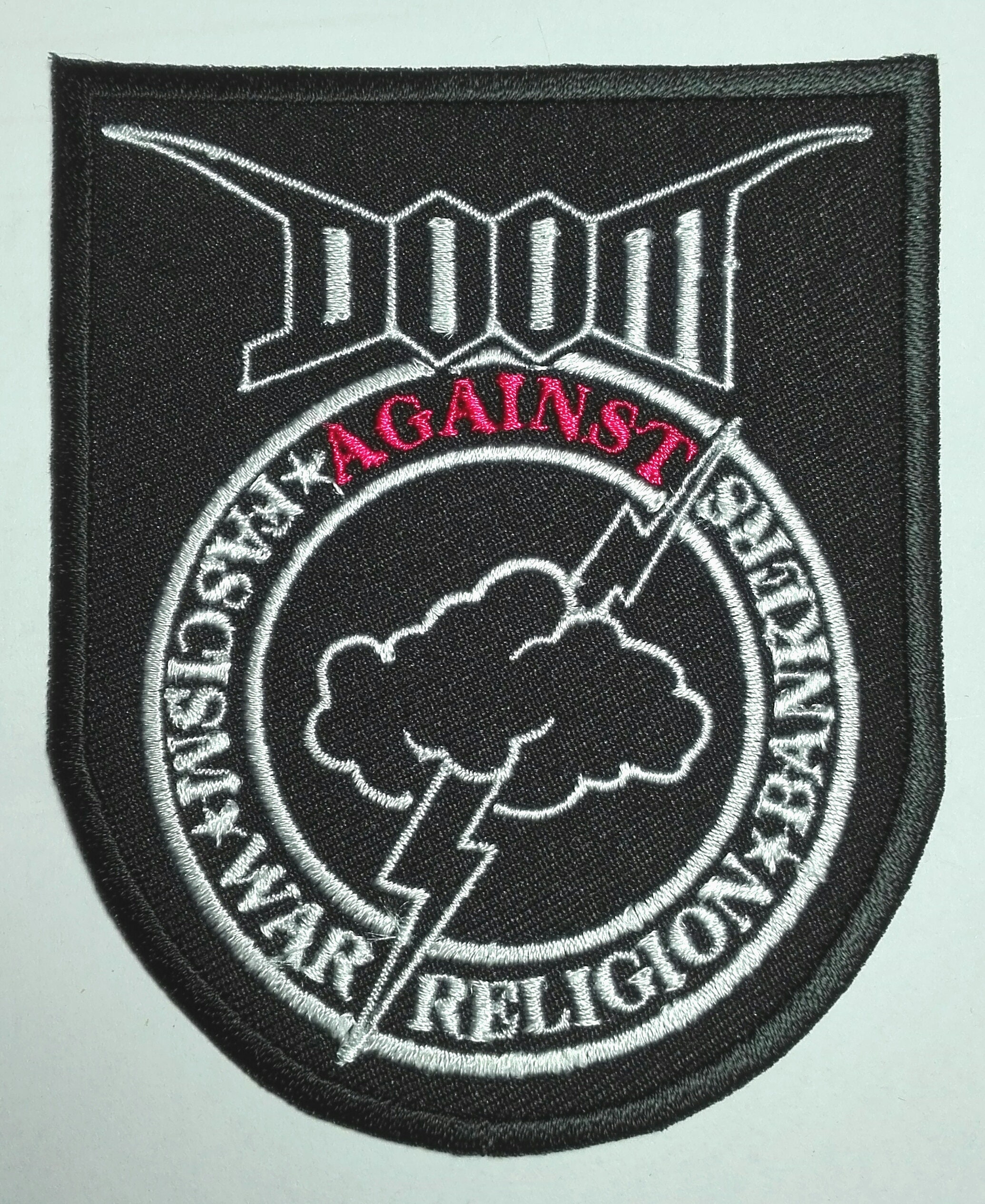 DOOM Shape Embroidered Patch 2 Option Sore Throat Discard Disarm - Etsy UK