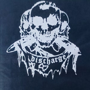 DISCHARGE - Back Patch (two Option) - Etsy