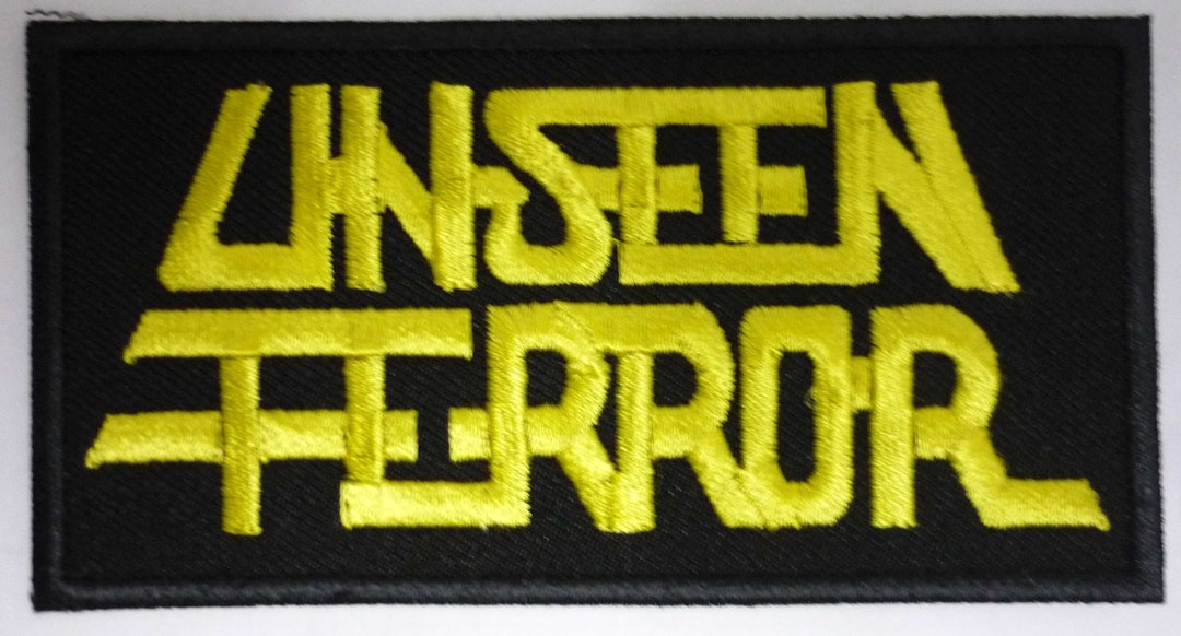 UNSEEN TERROR - Embroidered Patch Napalm Death Heresy - Etsy