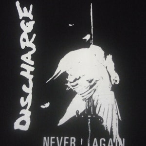 DISCHARGE - Back Patch (two Option) - Etsy