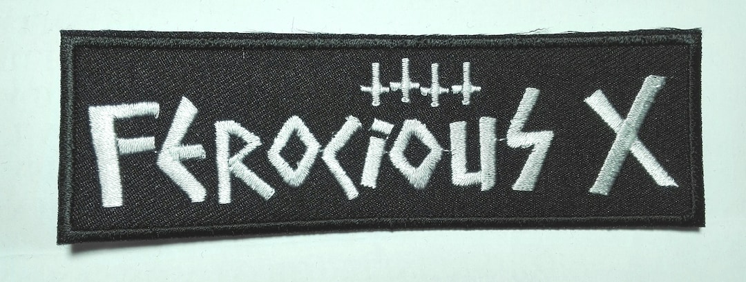 FEROCIOUS X Embroidered Patch - Etsy