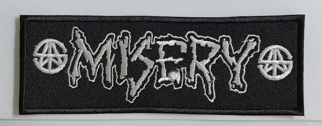 MISERY Embroidered Patch - Etsy