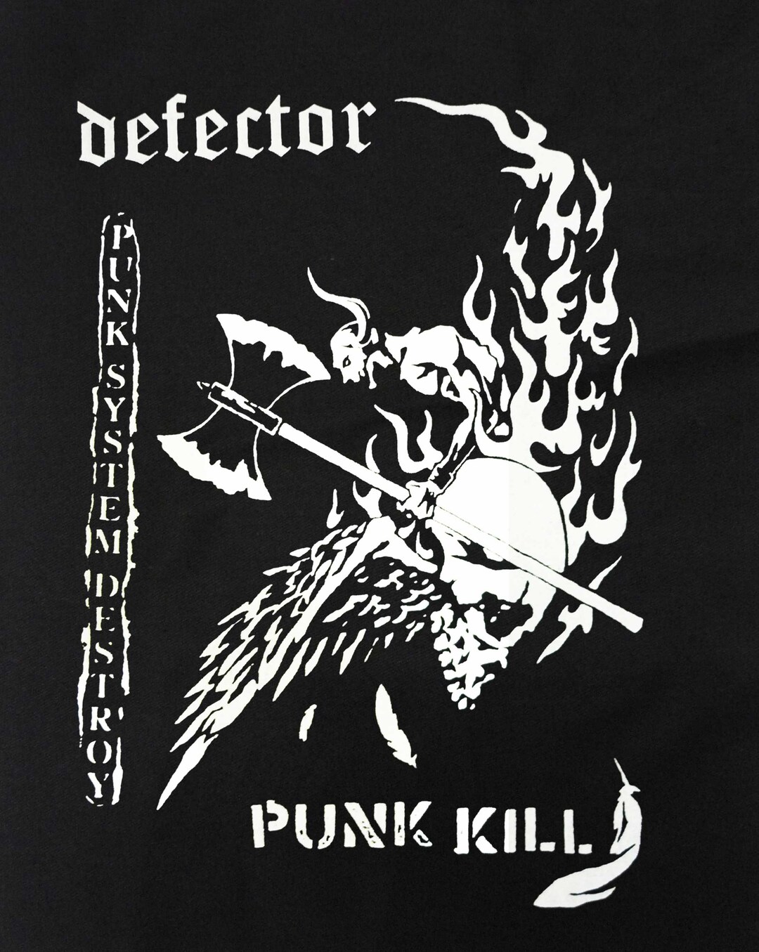 Back Patch - DEFECTOR - Deceiving Society - Zyanose - Crust - Etsy