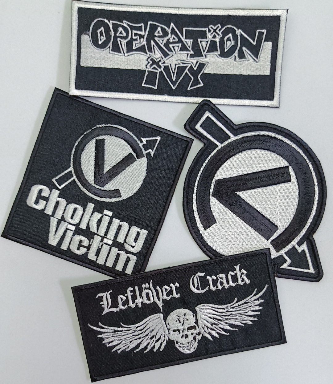 Embroidered Patch Leftover Crack - Choking Victim - Operation Ivy ...
