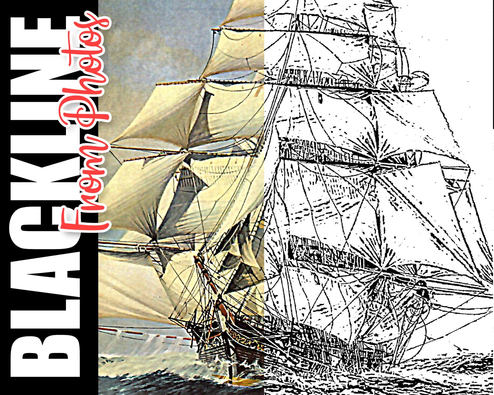 Professional Line Art in Photoshop Line Art With Halftone Shading ...