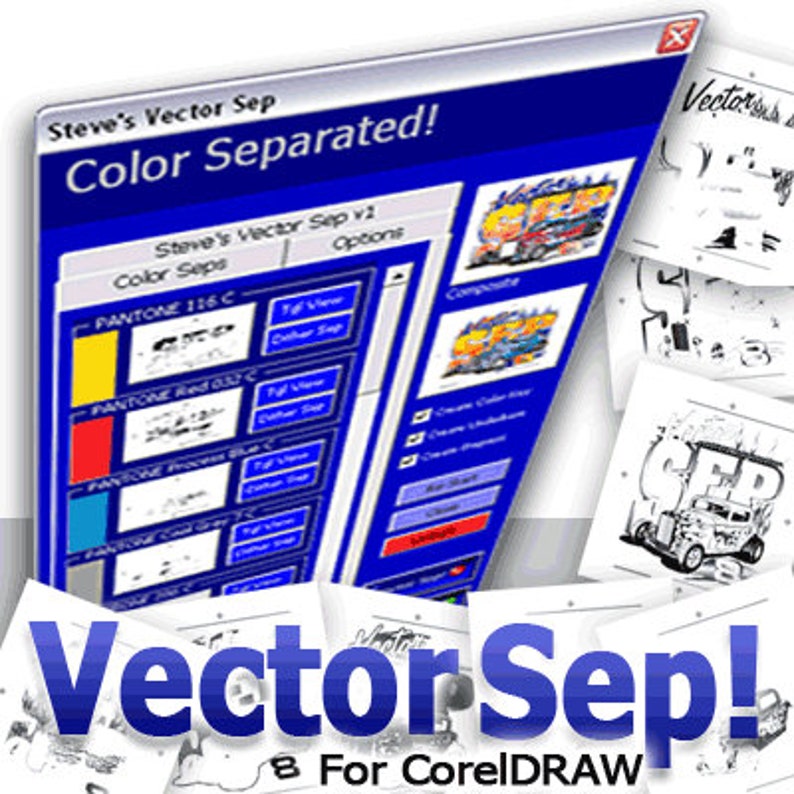 Vector Color Separations for Corel DRAW X3, X4, X5 & X6 Full Version ...