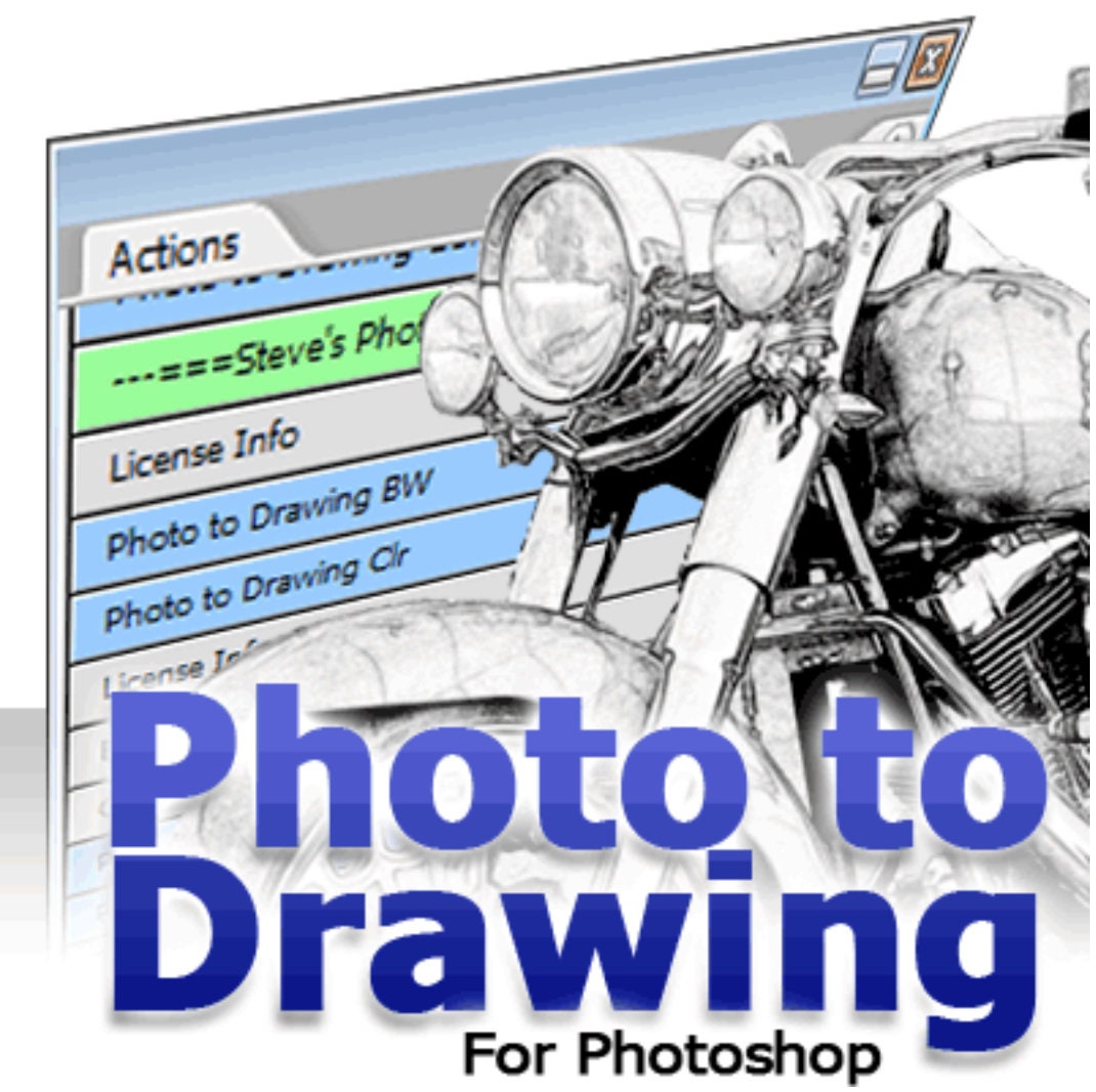 Photo to Drawing for Photoshop - Etsy
