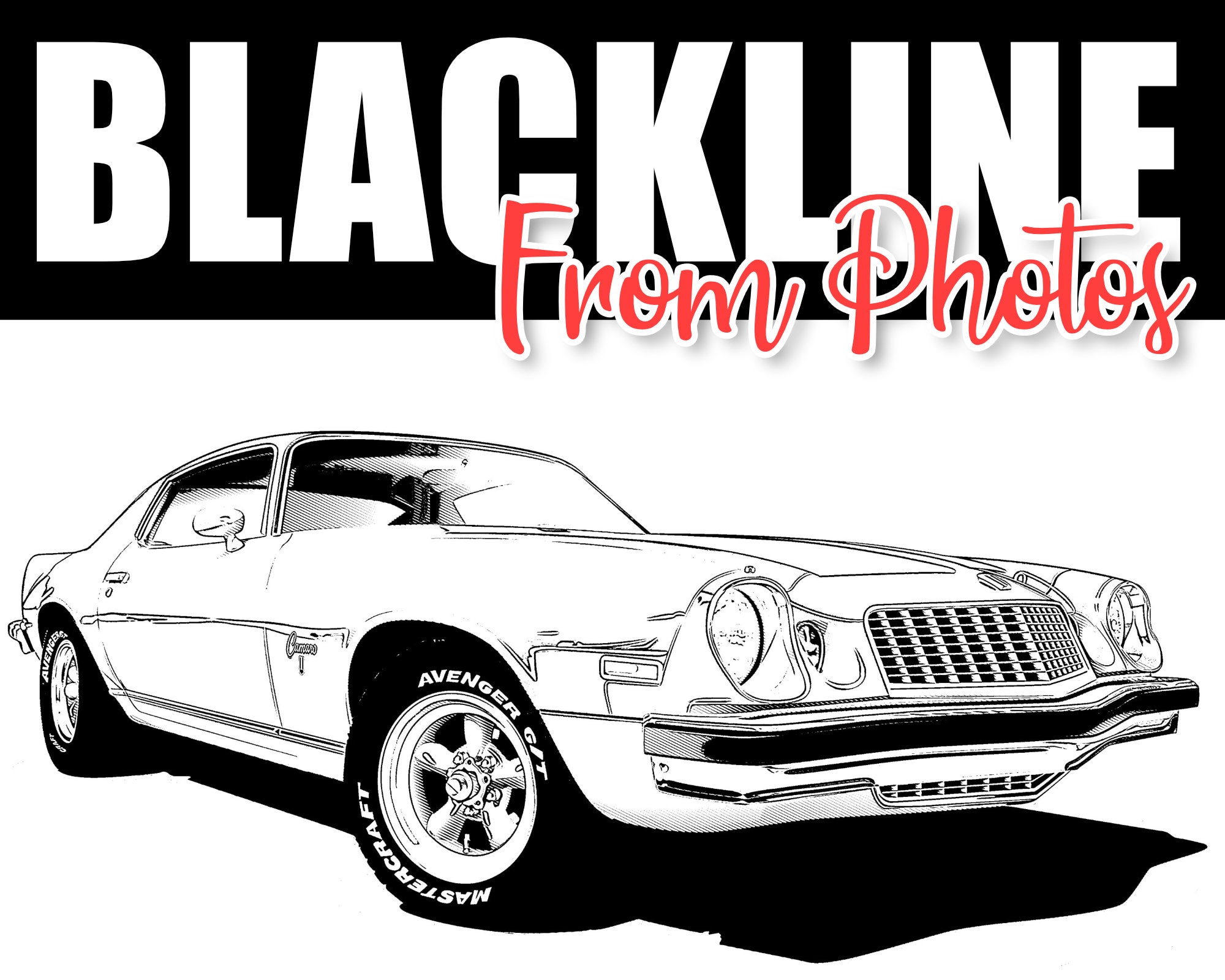 Professional Line Art in Photoshop - Line Art With Halftone Shading ...