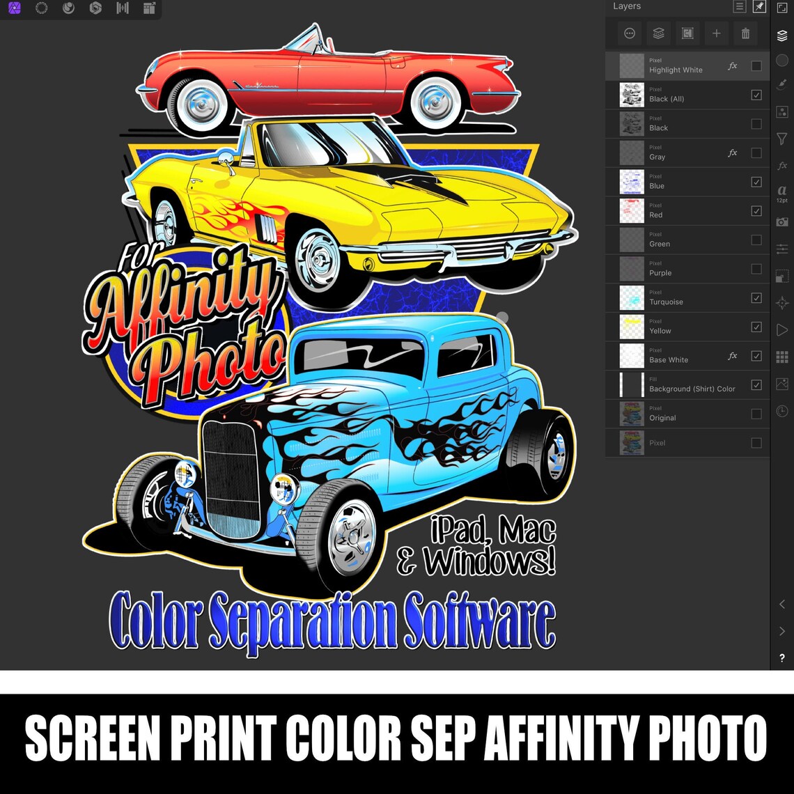 Color Separation Software for Affinity Photo Ipad, Mac and Windows ...