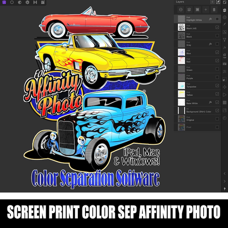 Color Separation Software for Affinity Photo Ipad, Mac and Windows ...