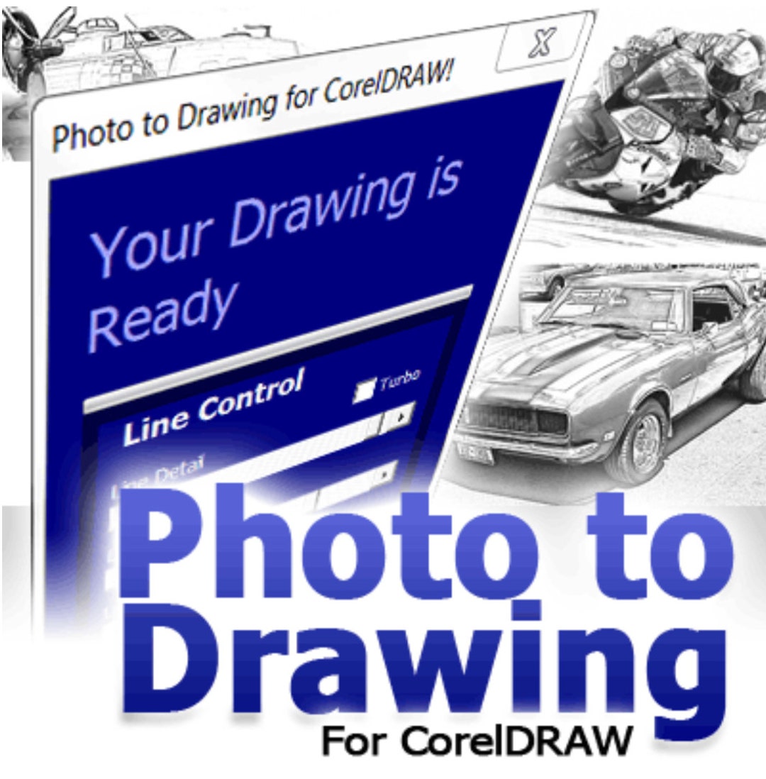 Photo to Drawing for Corel Draw X3, X4, X5 and X6 - Etsy