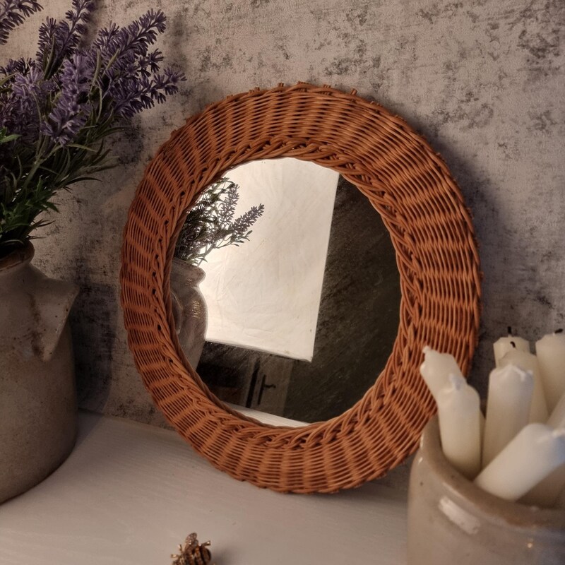Wicker Mirror - Etsy