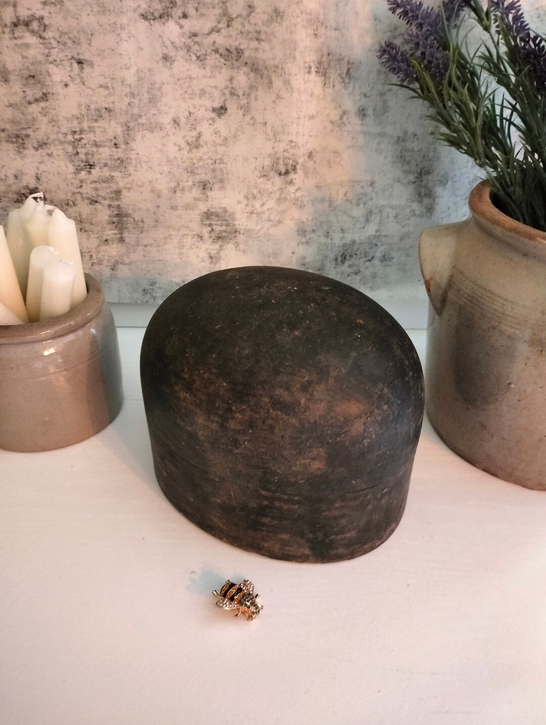 French Antique Wooden Hat Mold, Hat Mould, Milliners Block, Mold for ...