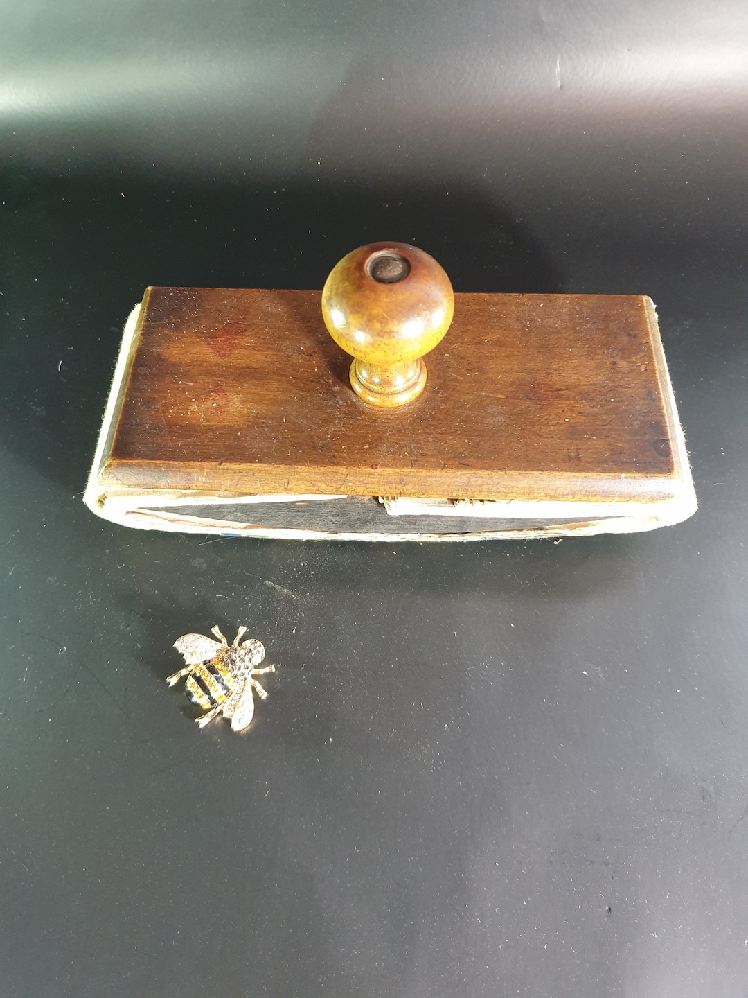 Antique Wooden Blotter, French Ink Blotter, Ink Blotter, Vintage Office ...