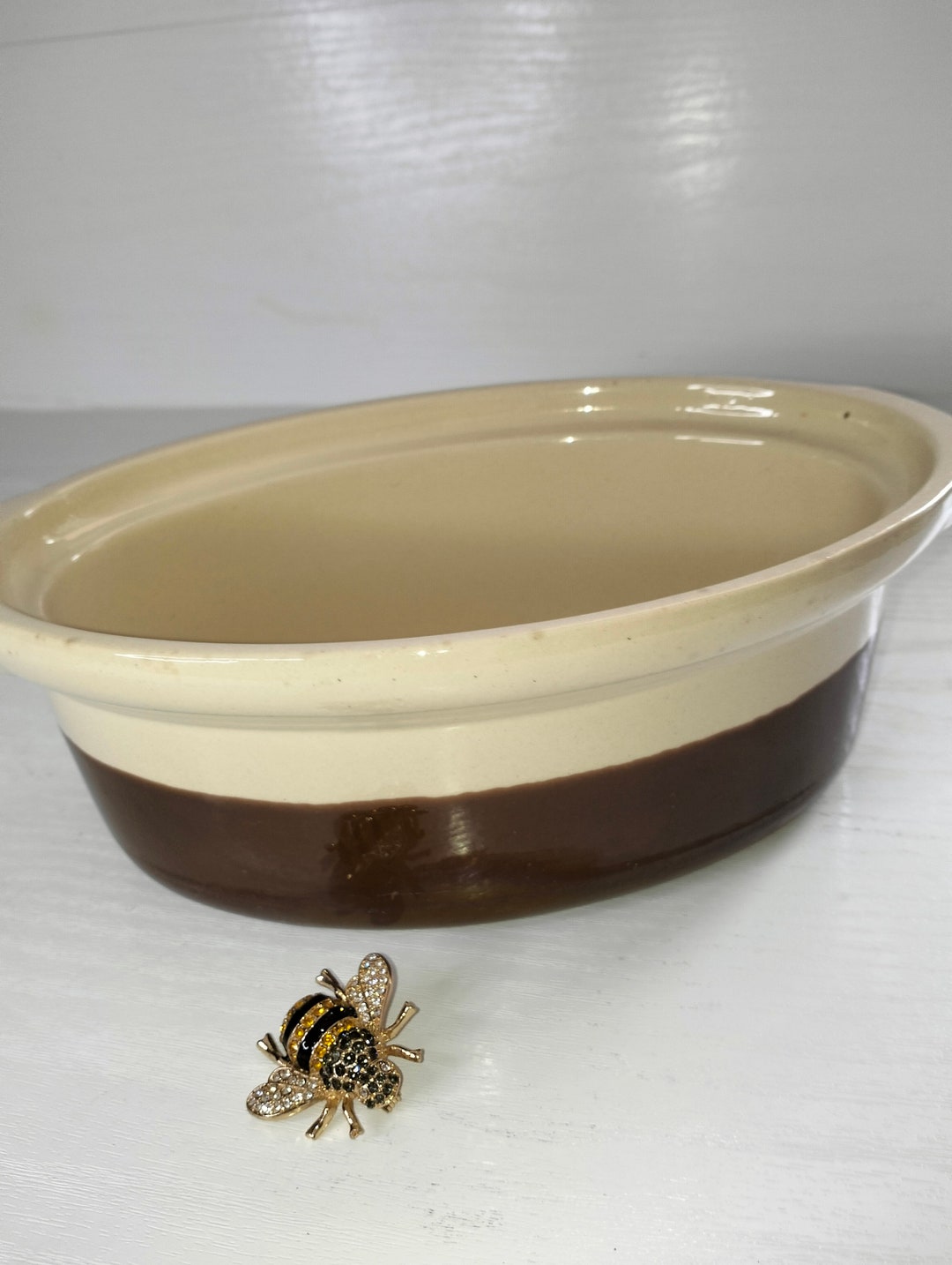 Vintage French Earthenware Terrine Dish, Vintage French Cookware ...