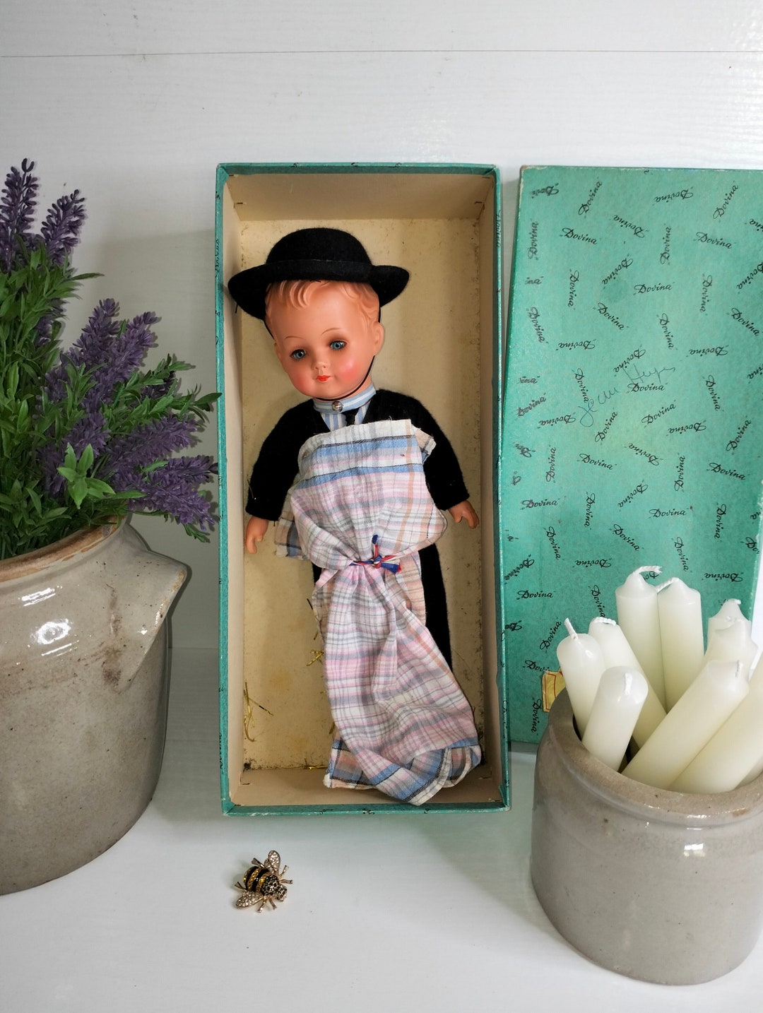 Vintage Dutch Boy Doll, Vintage Dovina Doll, Vintage Doll With Original ...